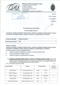 cod cpv servicii de reparatii si intretinere